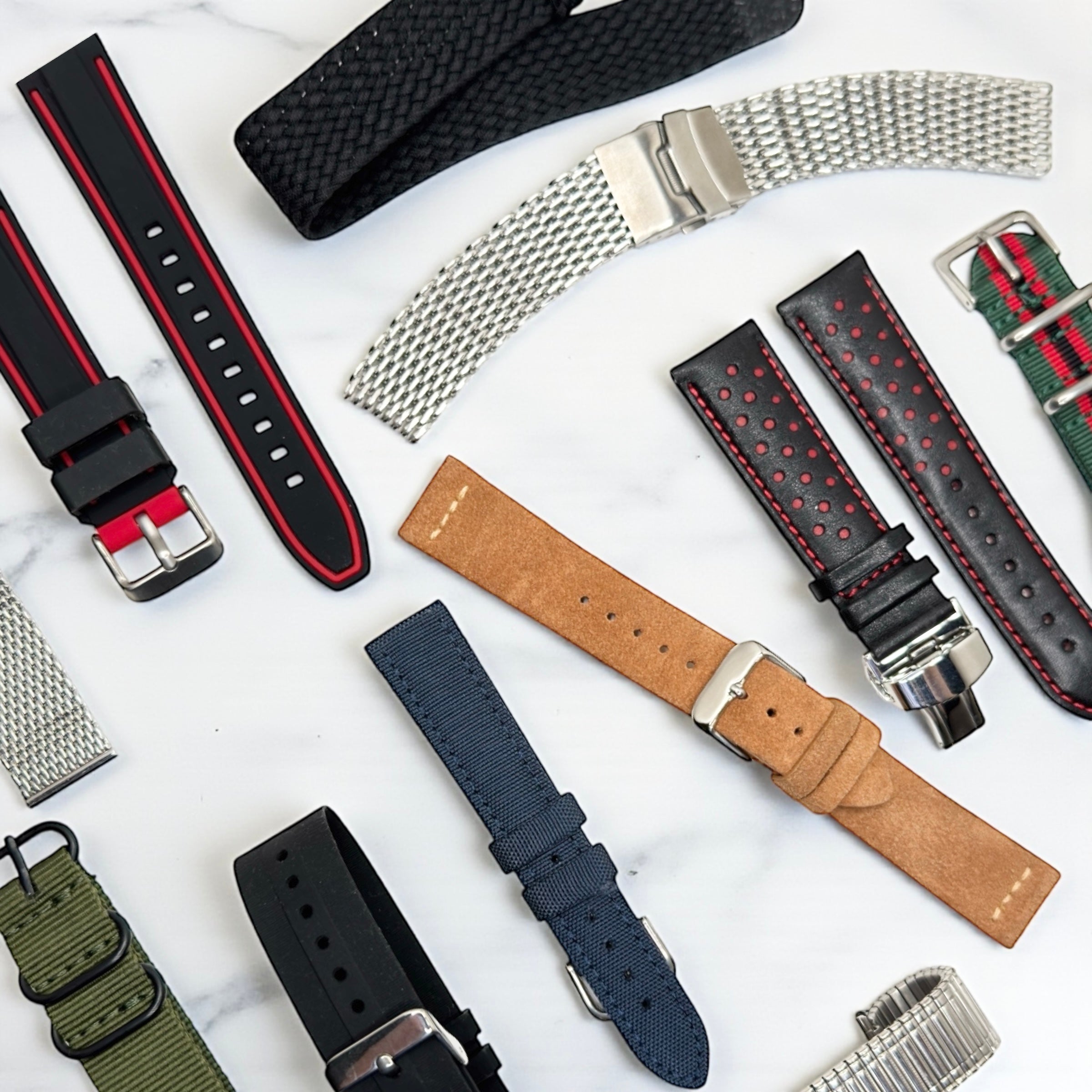 Replacement Watch Straps | Nylon, Leather, Rubber, Metal - Wabistraps ...