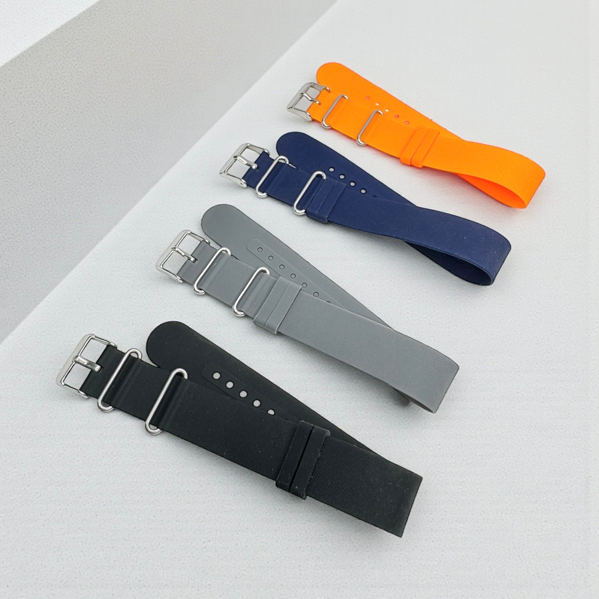Single Pass Rubber Straps | Waterproof MilSpec Strap - Wabistraps ...