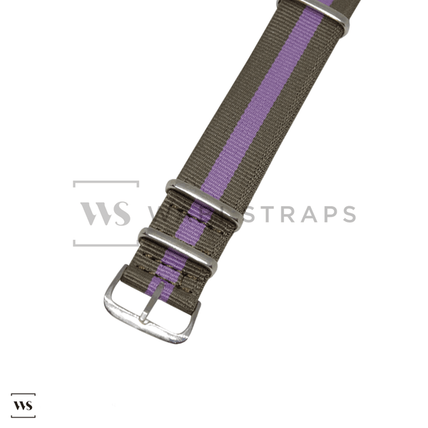 Brown & Purple Classic British Military Watch Strap – wabistraps