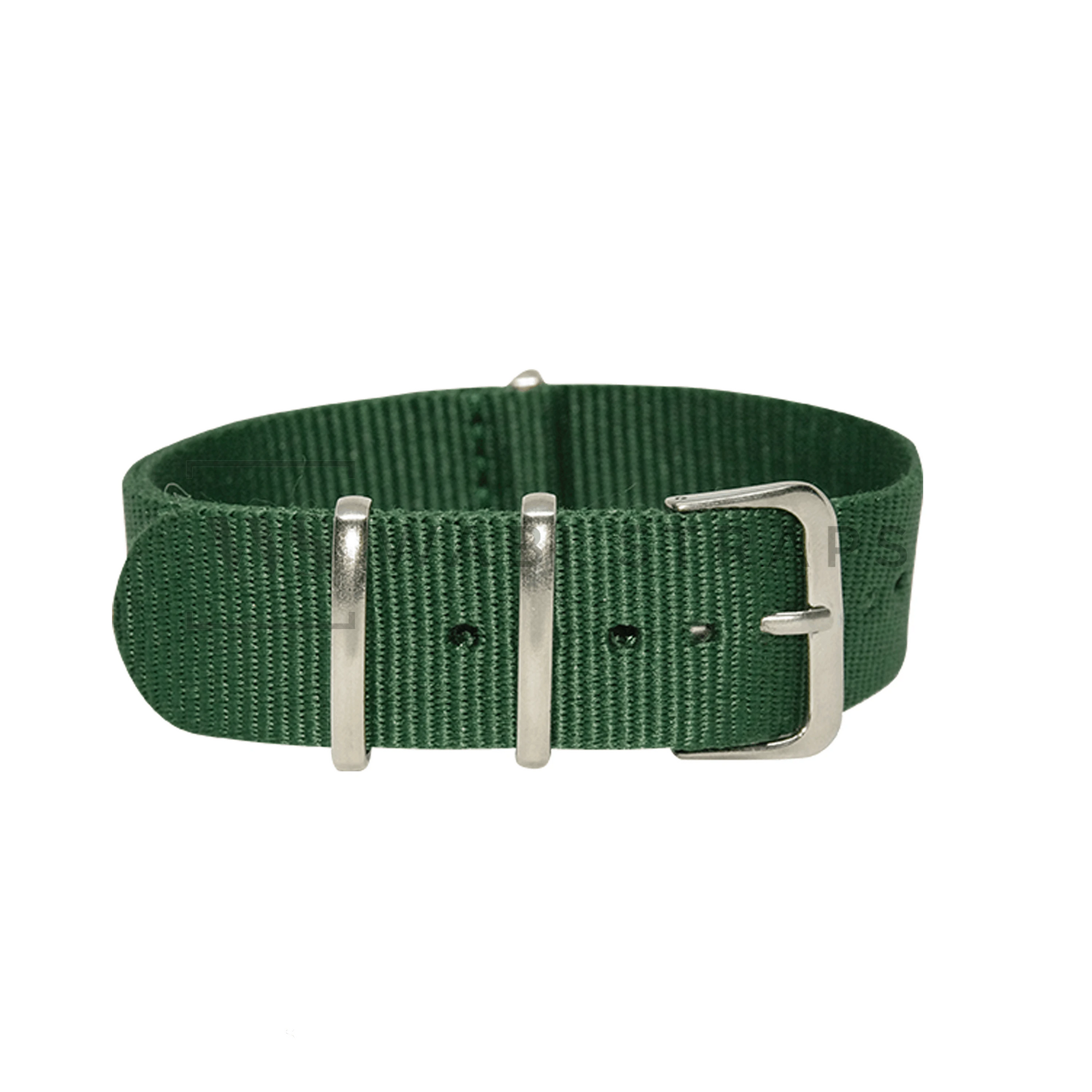 Dark Green Neon British Military Watch Strap - wabistraps
