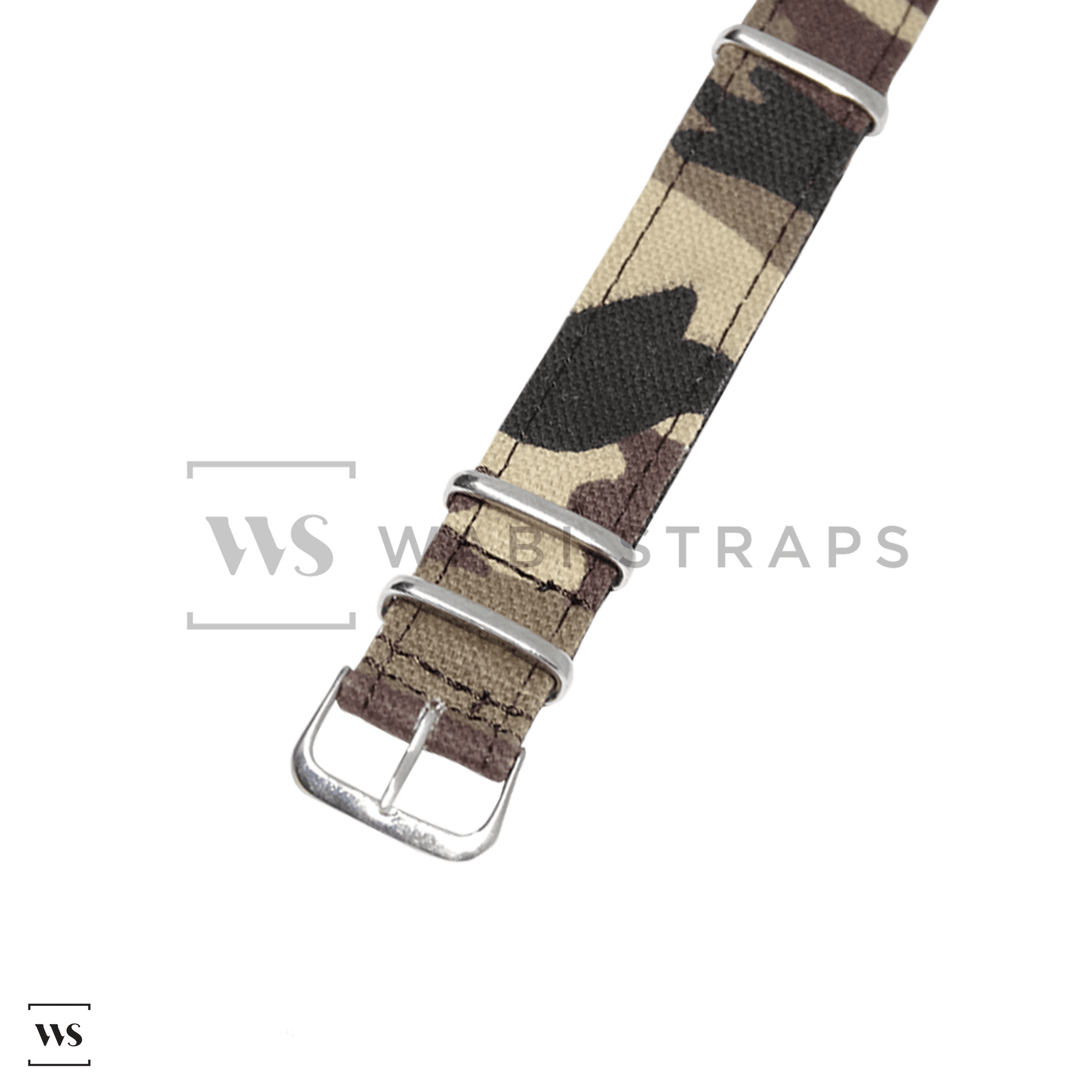 Desert Tactical British Military Canvas Watch Strap - wabistraps
