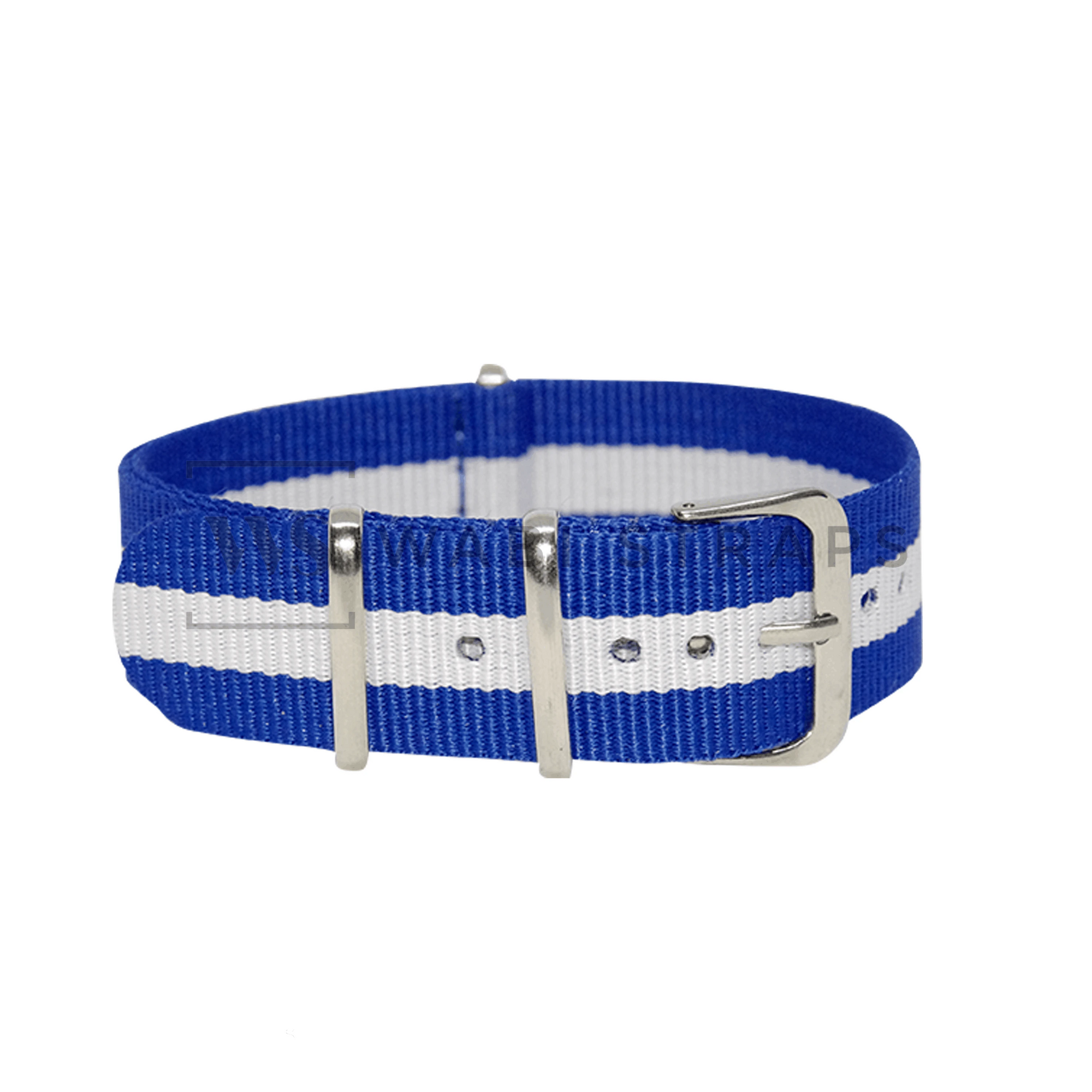 Greece Flag Classic British Military Watch Strap - wabistraps