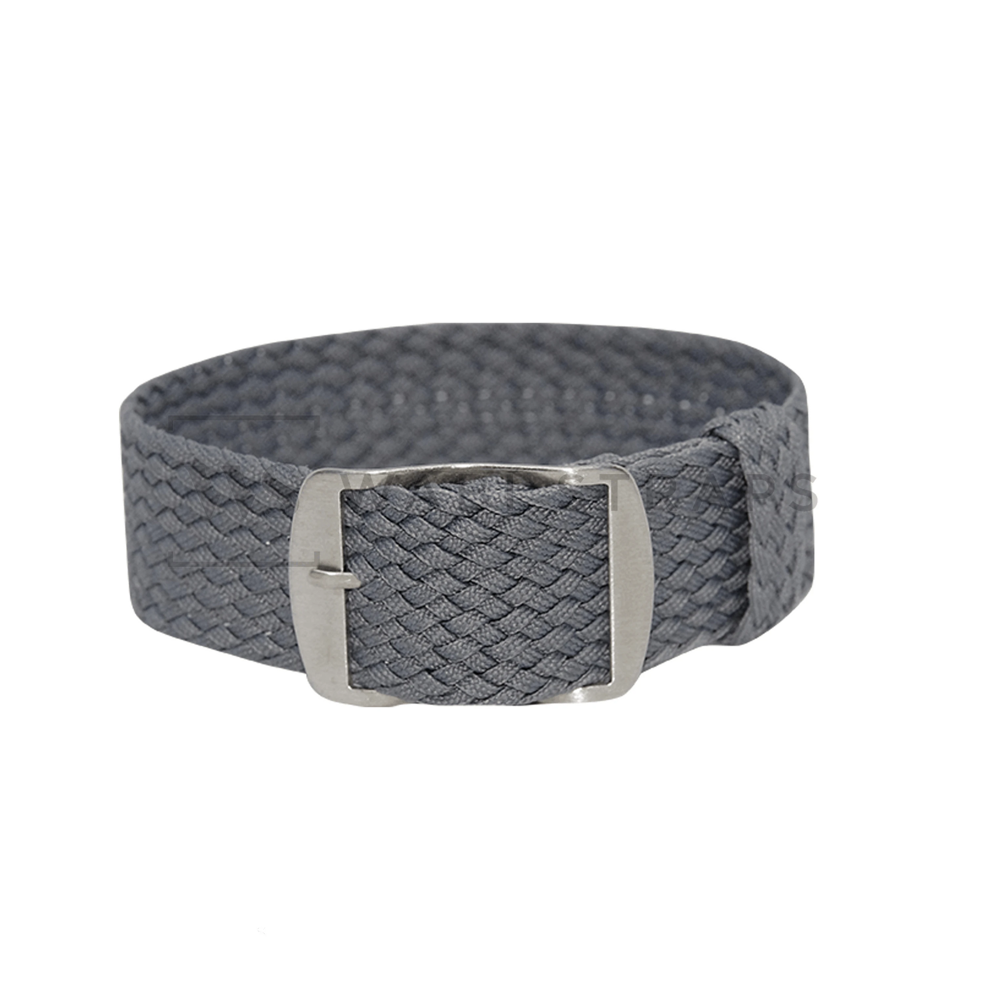 Grey Woven Perlon Strap - wabistraps