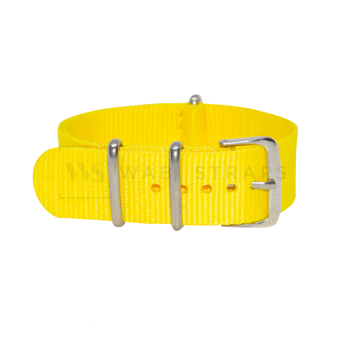 Yellow Neon British Military Watch Strap - wabistraps