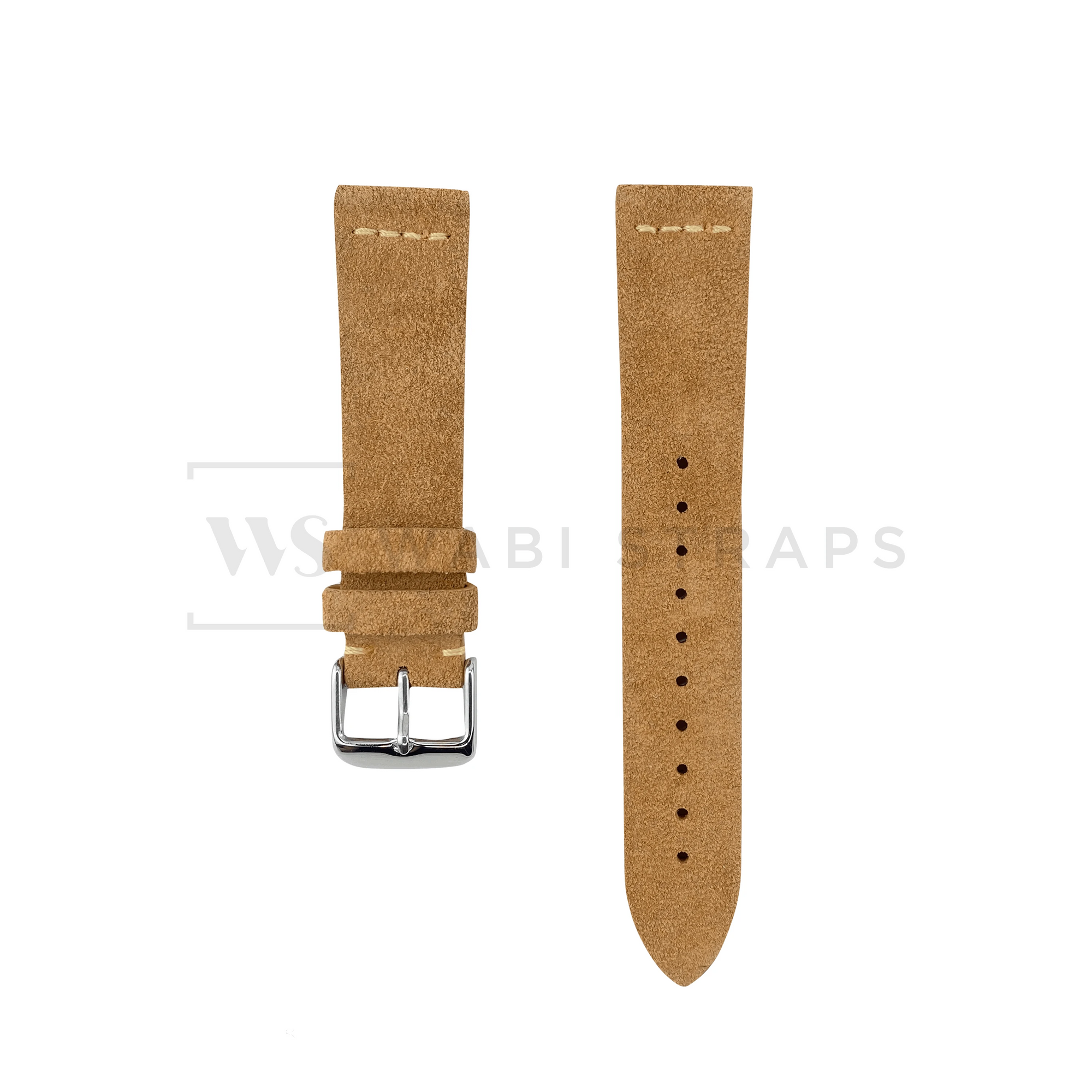 Tan Suede Watch Strap - wabistraps